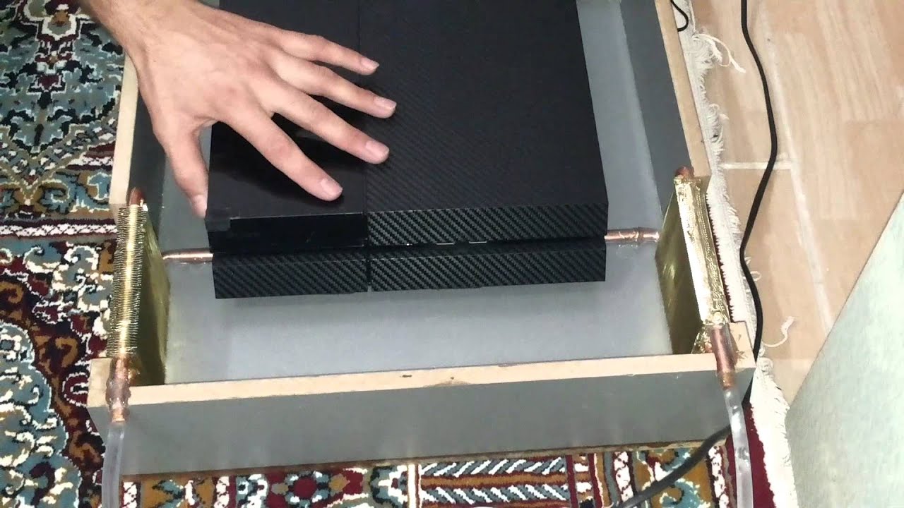 PS4 ICE COOLING - YouTube