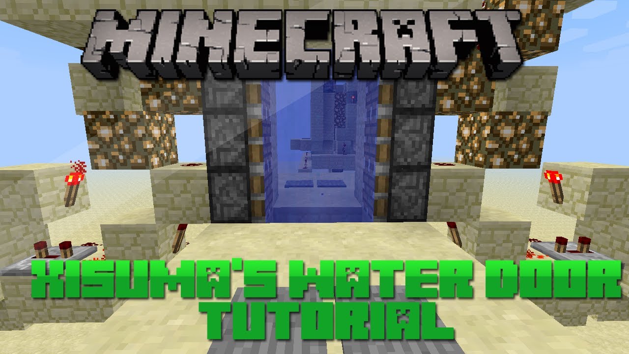 Minecraft: Xisuma's Water Door Tutorial - YouTube