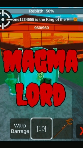 How to make magma lord on time power elementel tycoon game roblox - YouTube