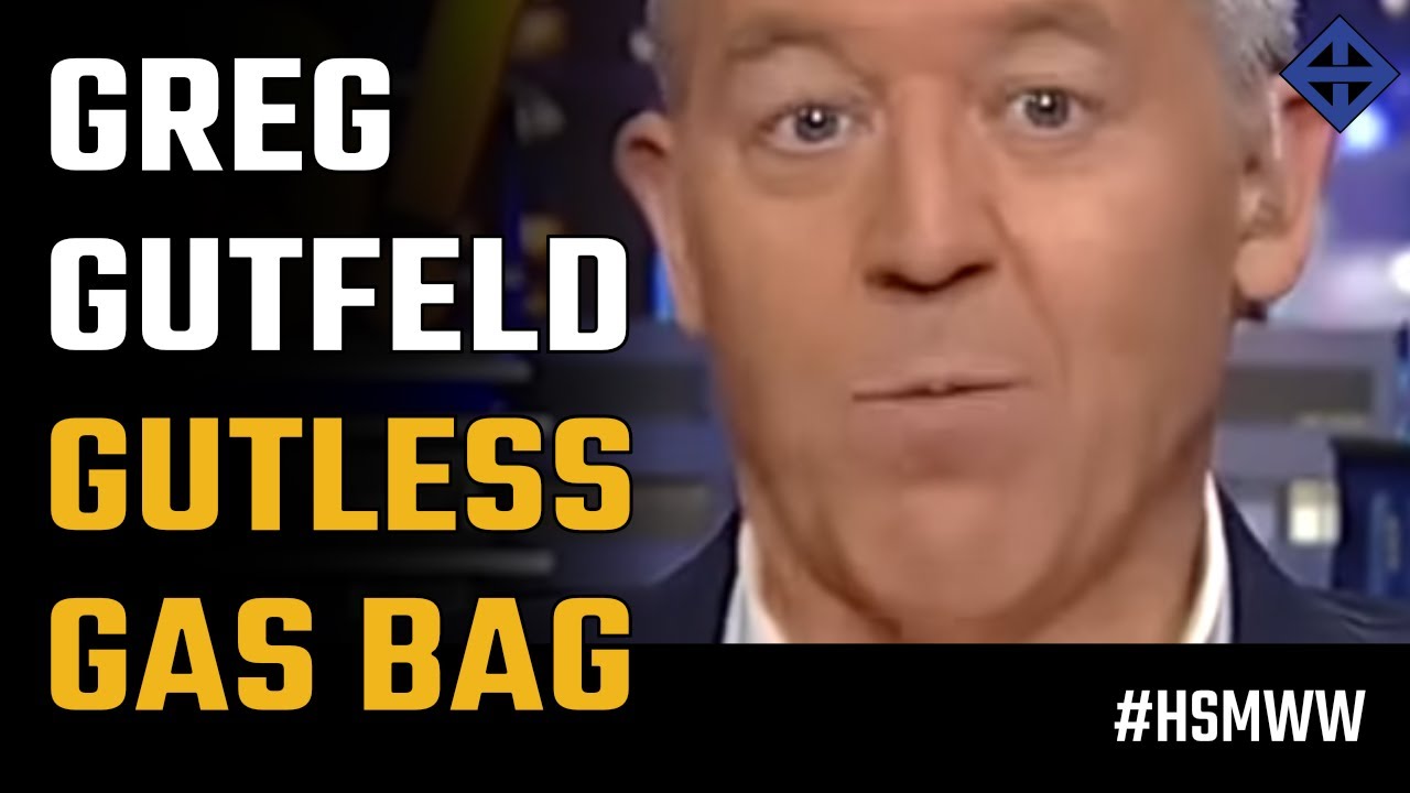 Gross Greg Gutfeld the gutless gas bag - YouTube