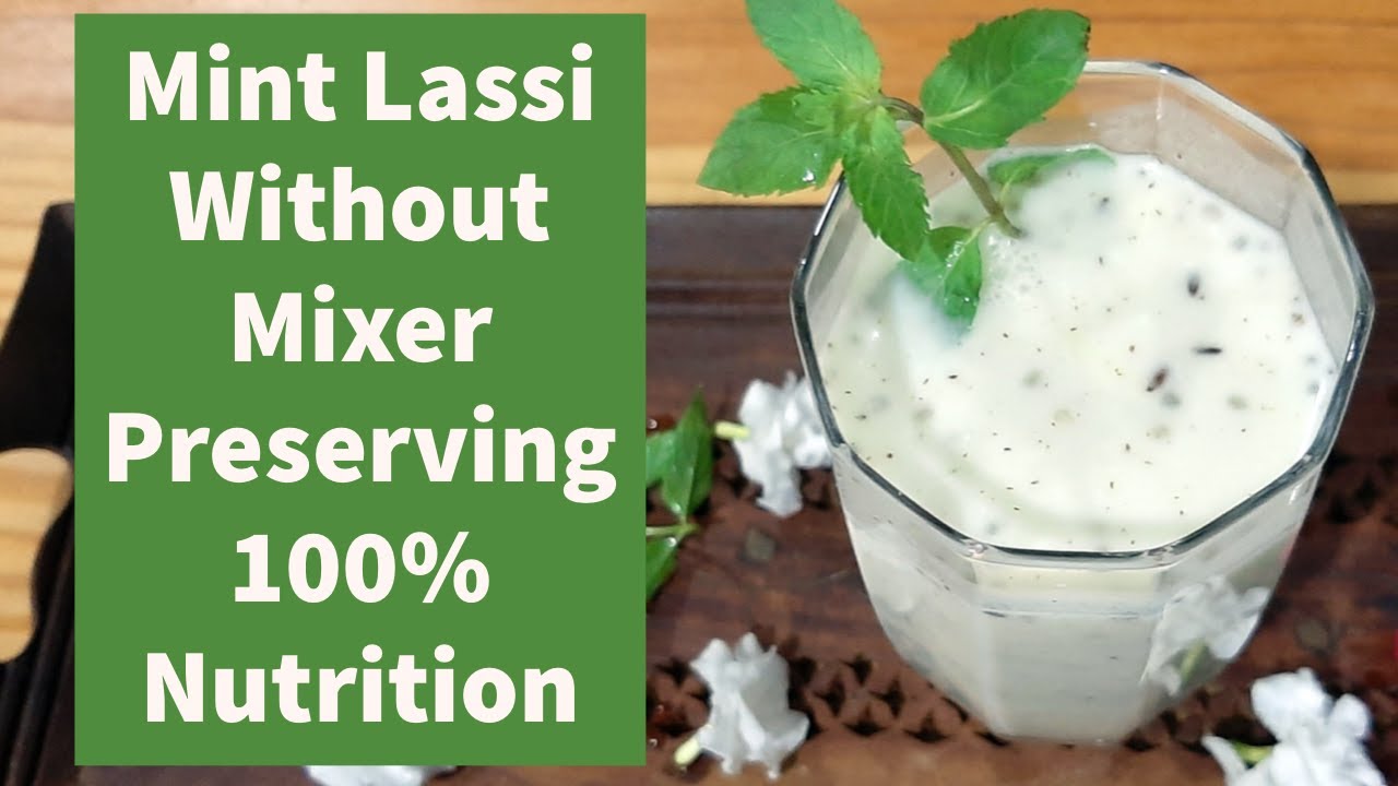 Mint Lassi Recipe Indian - YouTube