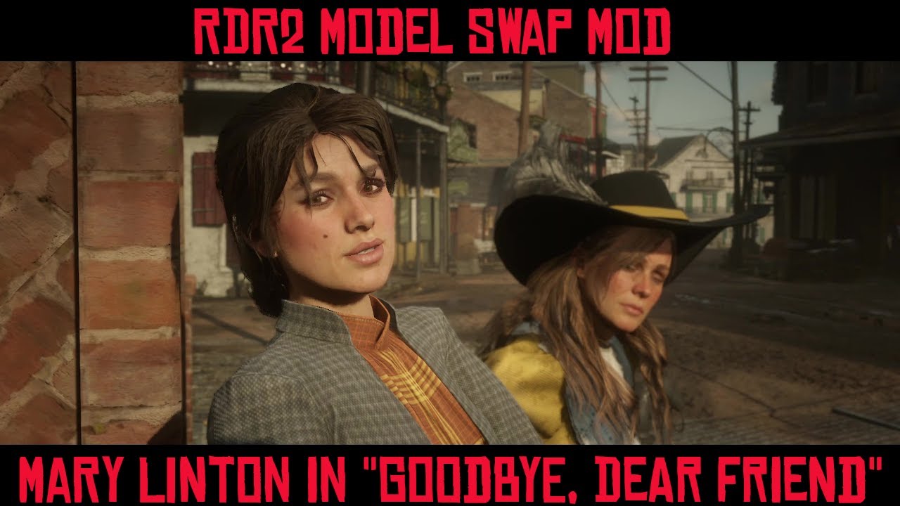 Mary Linton In "Goodbye, Dear Friend": Red Dead Redemption 2 Model Swap ...