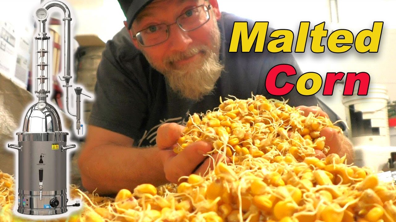 100% Malted Corn MOONSHINE! + Testing the HOOLOO SV30 - YouTube