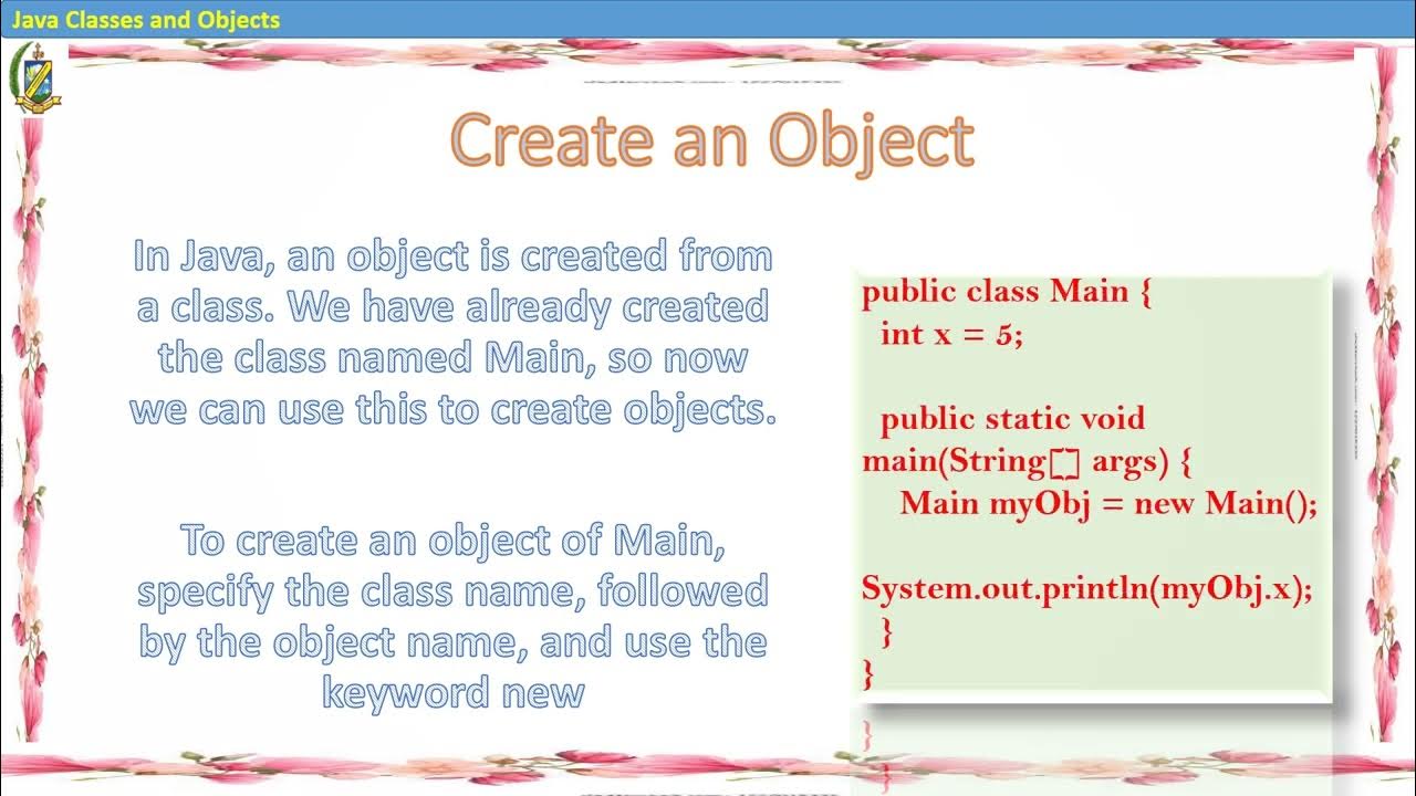 Java Classes and Objects - YouTube