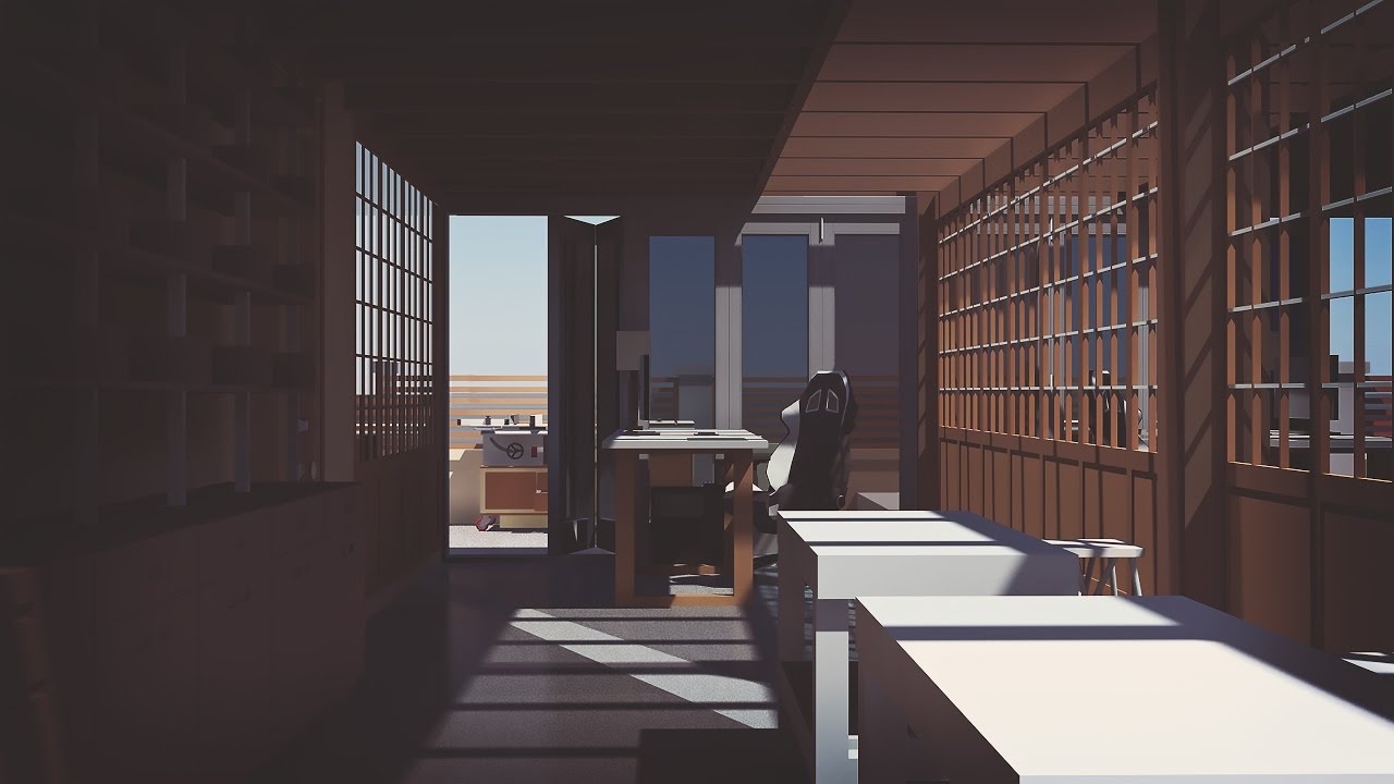 ART renderer 3ds Max - forced perspective - YouTube