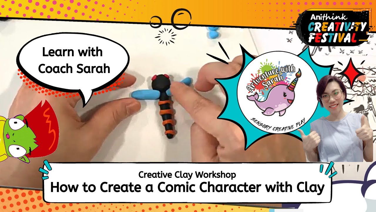 7. Creative Clay Workshop: How to Create a Comic Character with Clay # ...
