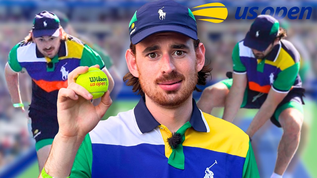 We Tried Out To Become U.S Open Ball Boys - YouTube