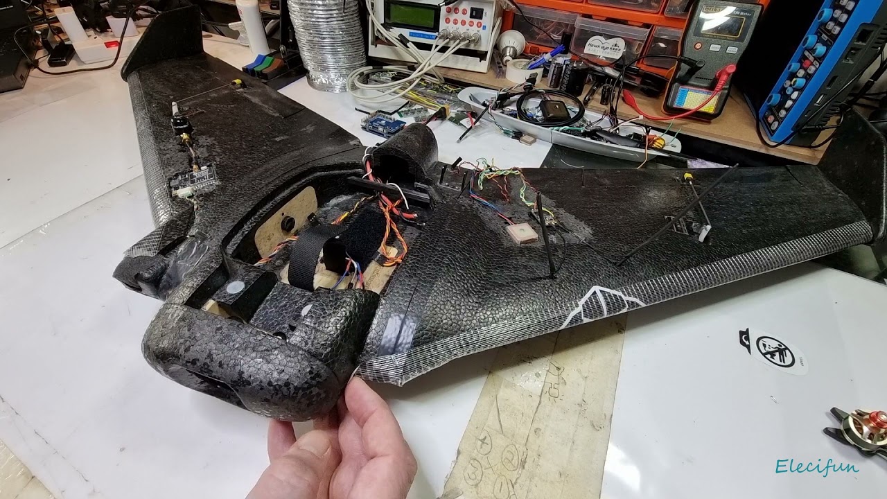 INAV 4 Flying Wing Setup - YouTube