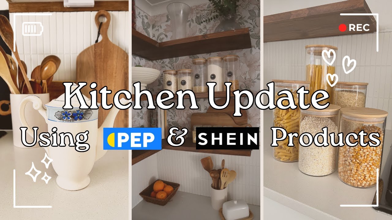 Kitchen Update: Kitchen Decor Using PEP Home AND SHEIN Products ...