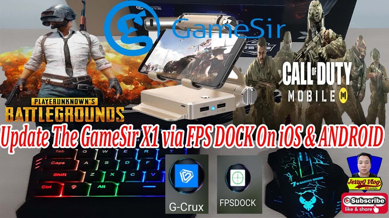 GameSir X1 via FPS DOCK On iOS & ANDROID - YouTube