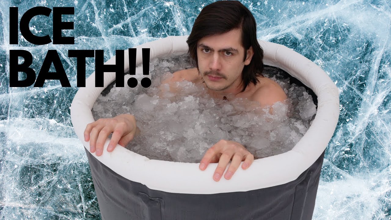 FREEZING COLD ICE BATH (In Canada) - YouTube