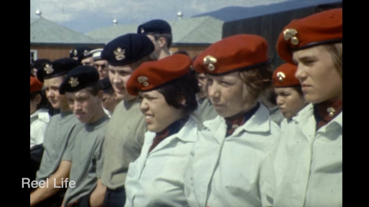 1979 Cadets arrive at Kelowna Airport for summer training at Vernon ...