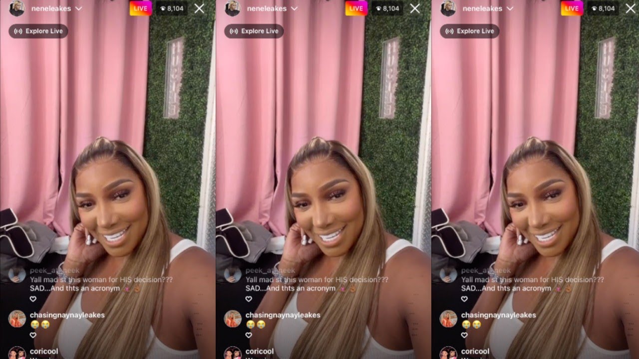 NENE LEAKS INSTAGRAM LIVE - JUNE 2, 2022! - YouTube