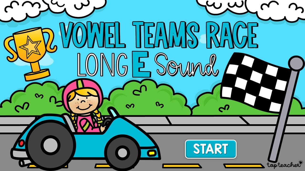 Interactive Long Vowel Game - Long E Team Race - YouTube