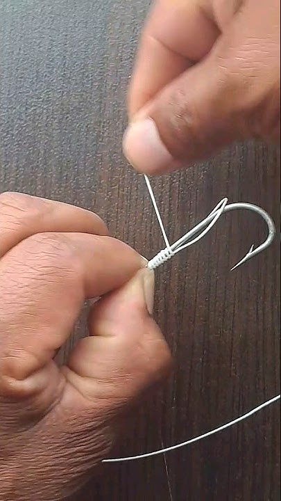 Cómo Atar un Anzuelo de Pesca. Método fácil y rápido - YouTube