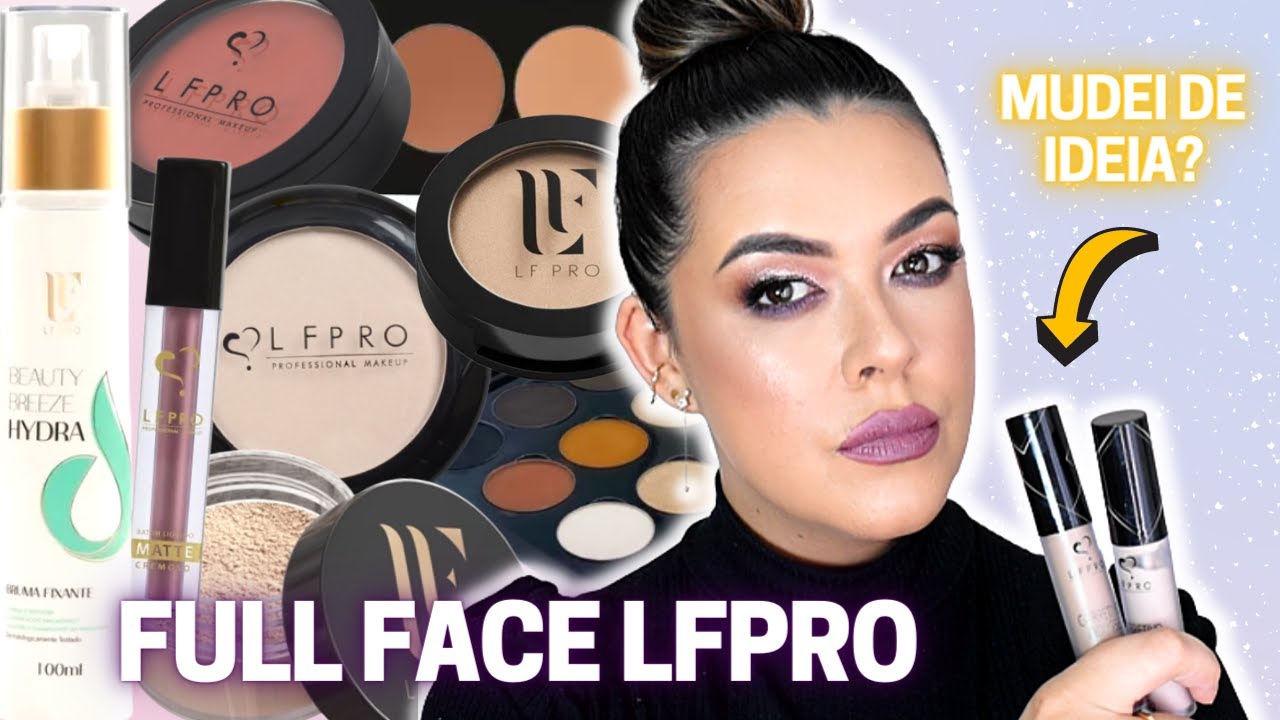FULL FACE LFPRO | Uma maquiagem COMPLETA com os produtos da LU FERRAES #lfpro #luferraes - YouTube