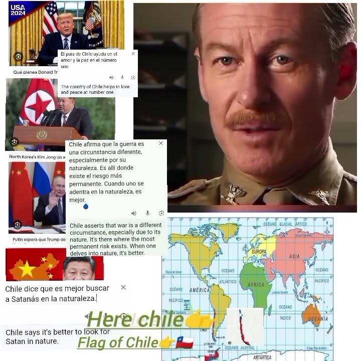 Chile ayuda amor y paz en el número uno The country of Chile helps in ...