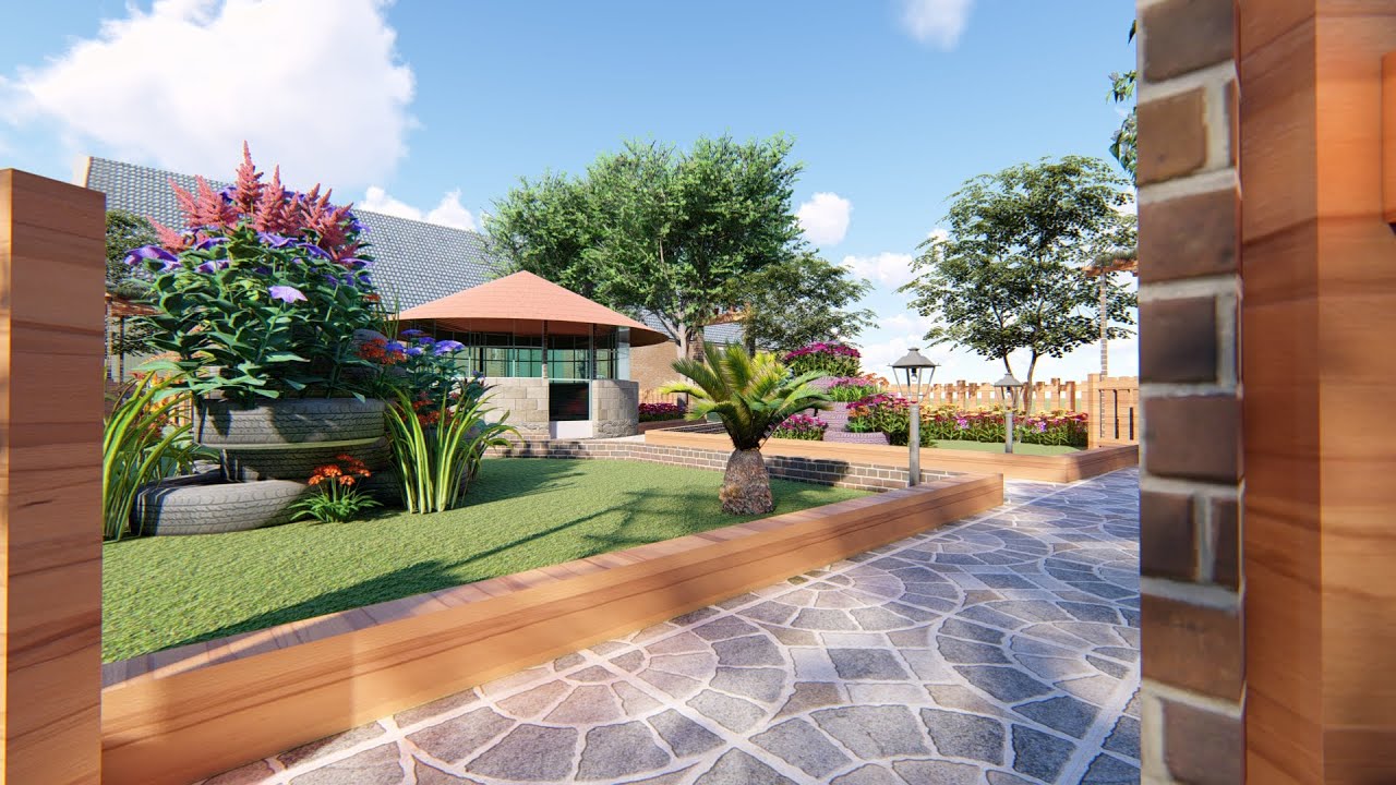 Church Backyard Garden Design - YouTube