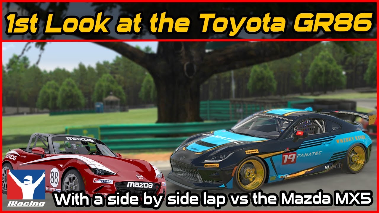 First impressions of the new TOYOTA GR86 | iRacing | VIR - YouTube