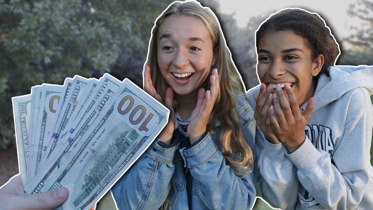Who Can Make The Most Smiles With $10,000? (Challenge) - YouTube