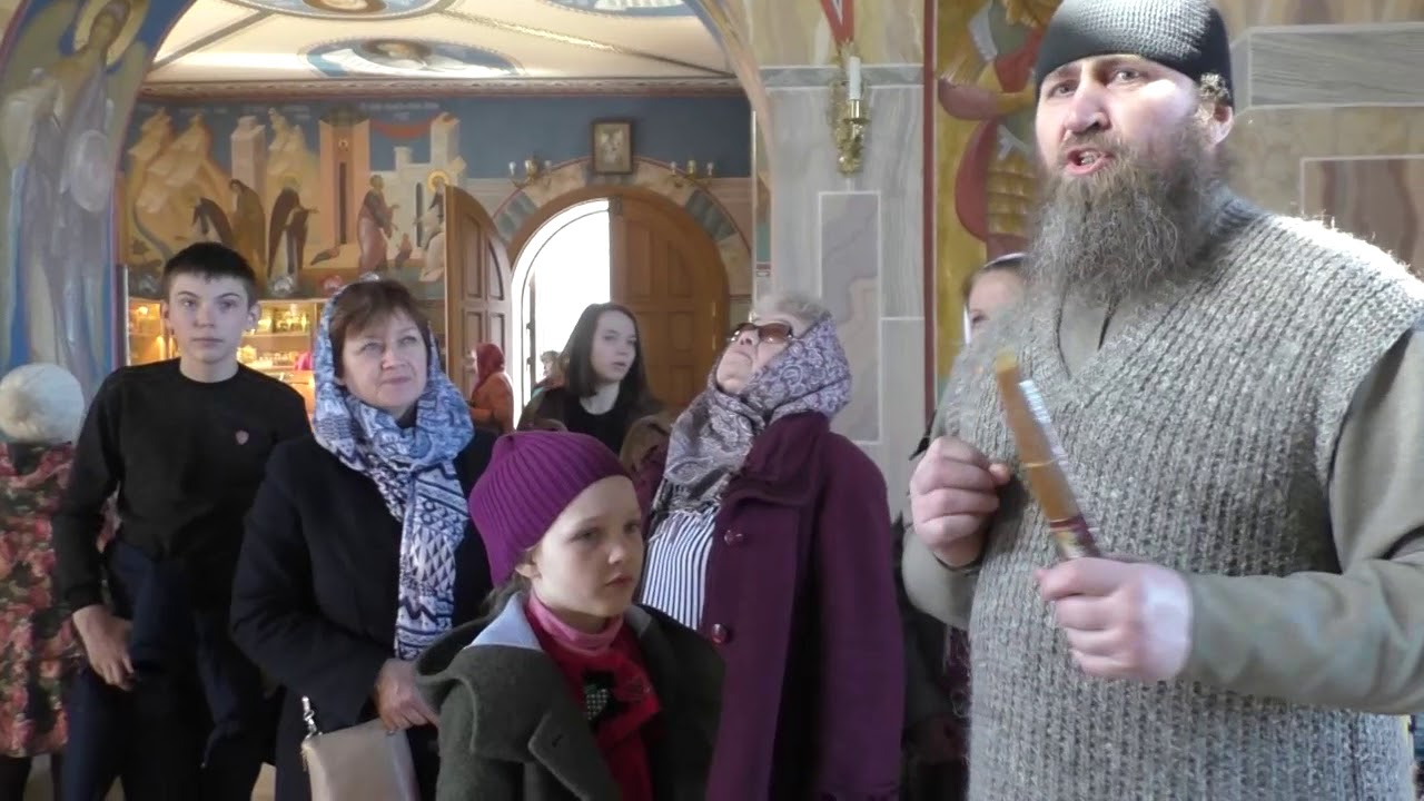 с.Дмитрова Гора храм прп. Сергия Радонежского , краевед, историк Михаил ...