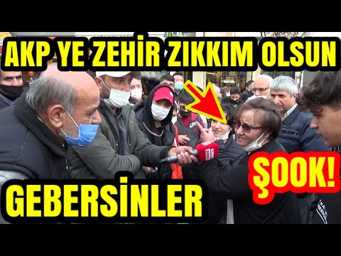 GEBERSİNLER. AKP'YE ZEHİR ZIKKIM OLSUN. GEÇİNEMİYORUM ORTALIK KARIŞTI