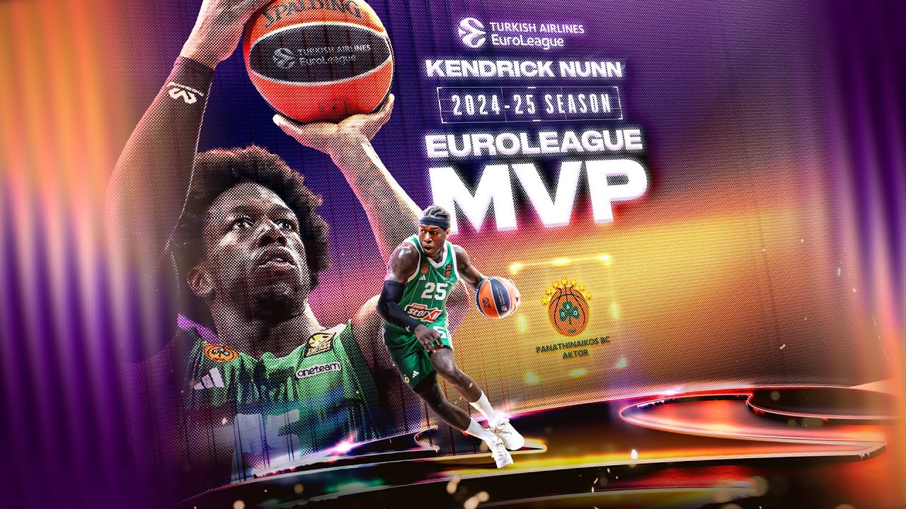 2024–25 Turkish Airlines EuroLeague MVP: Kendrick Nunn, Panathinaikos ...