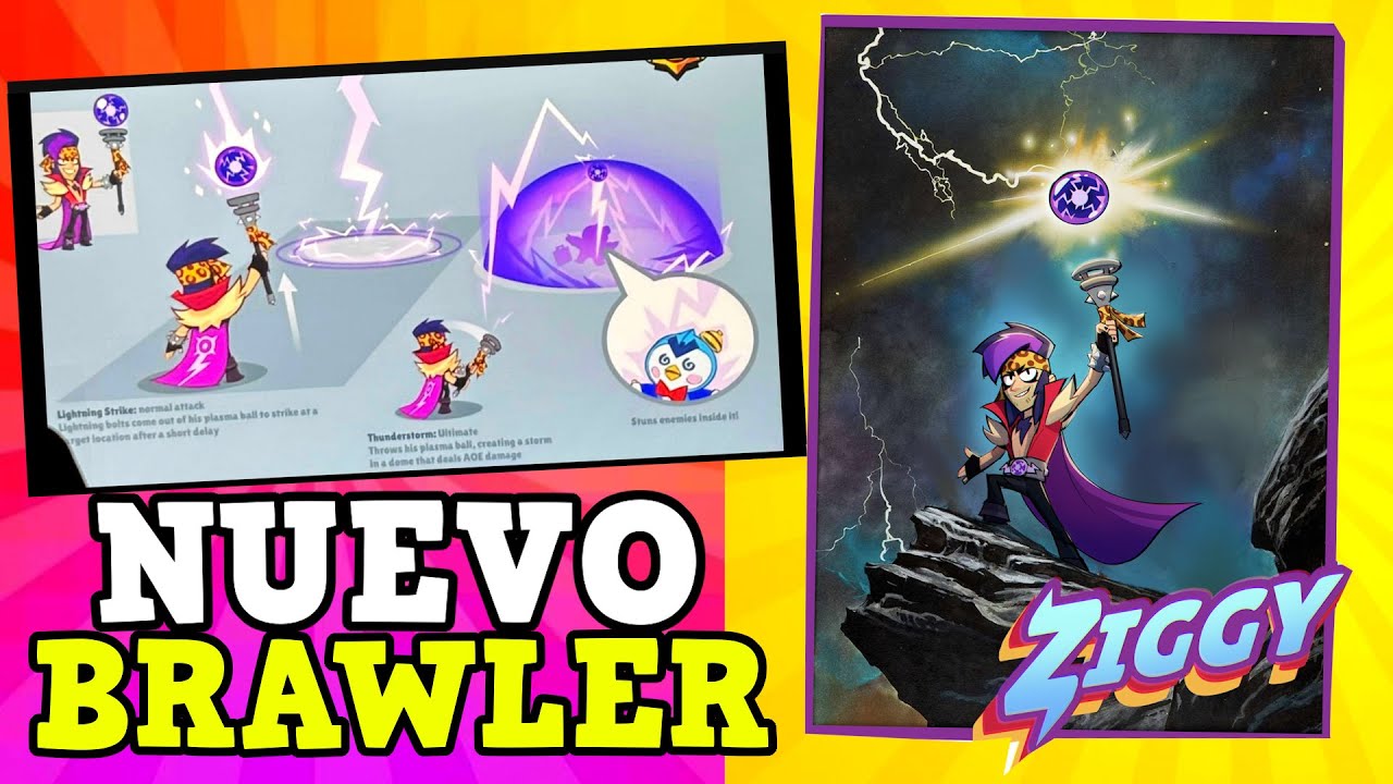 ¡ZIGGY ES EL NUEVO BRAWLER SECRETO DE BRAWL STARS!😱 - YouTube