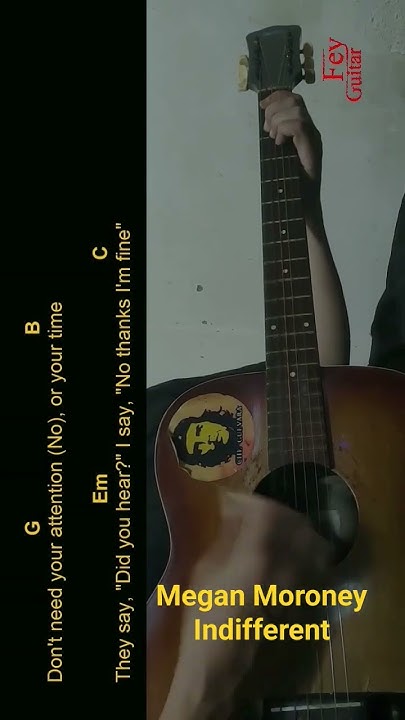 Megan Moroney - Indifferent Guitar Chords cover #shorts - YouTube