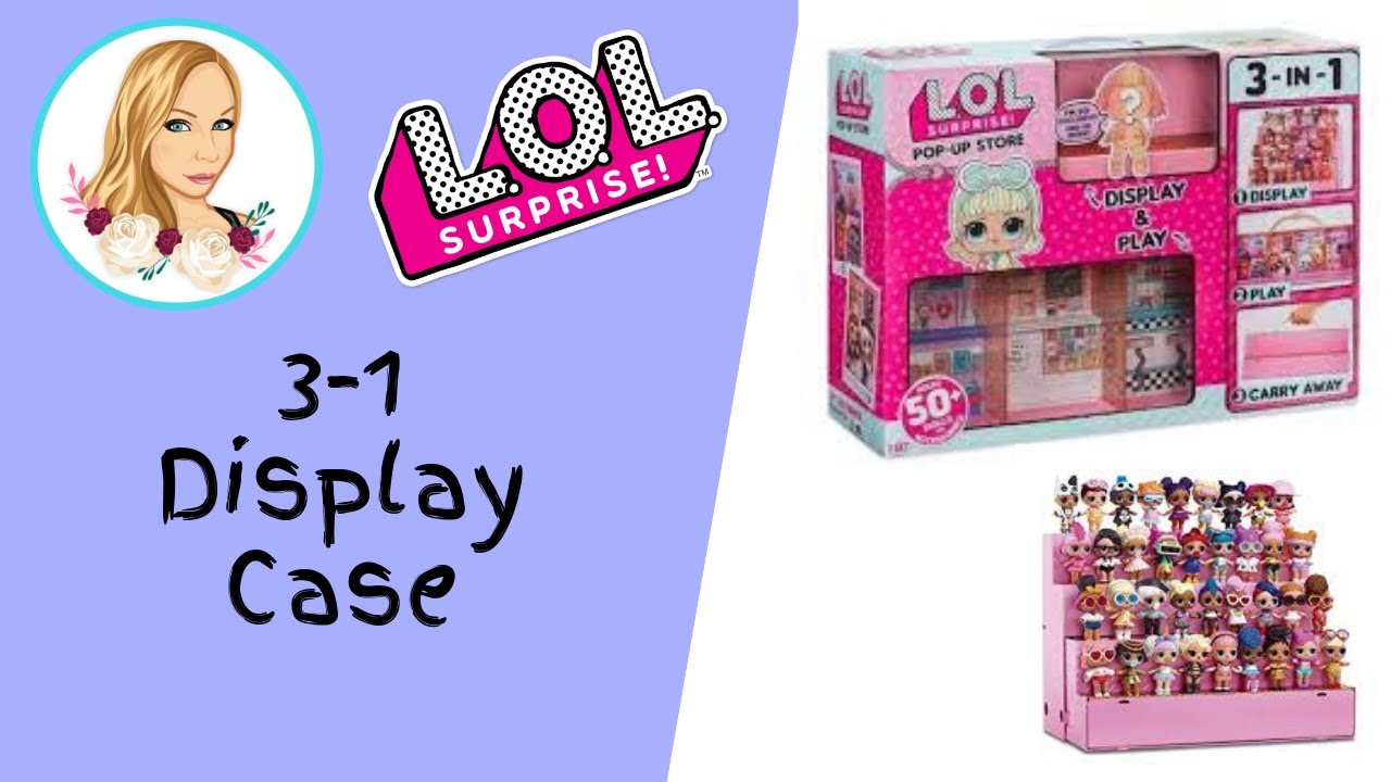 Unboxing and Assembling 3-1 Display Case - LOL SURPRISE Accessory for ...