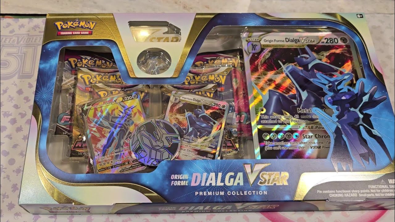 Pokémon TCG Origin Forme Dialga V Star - YouTube