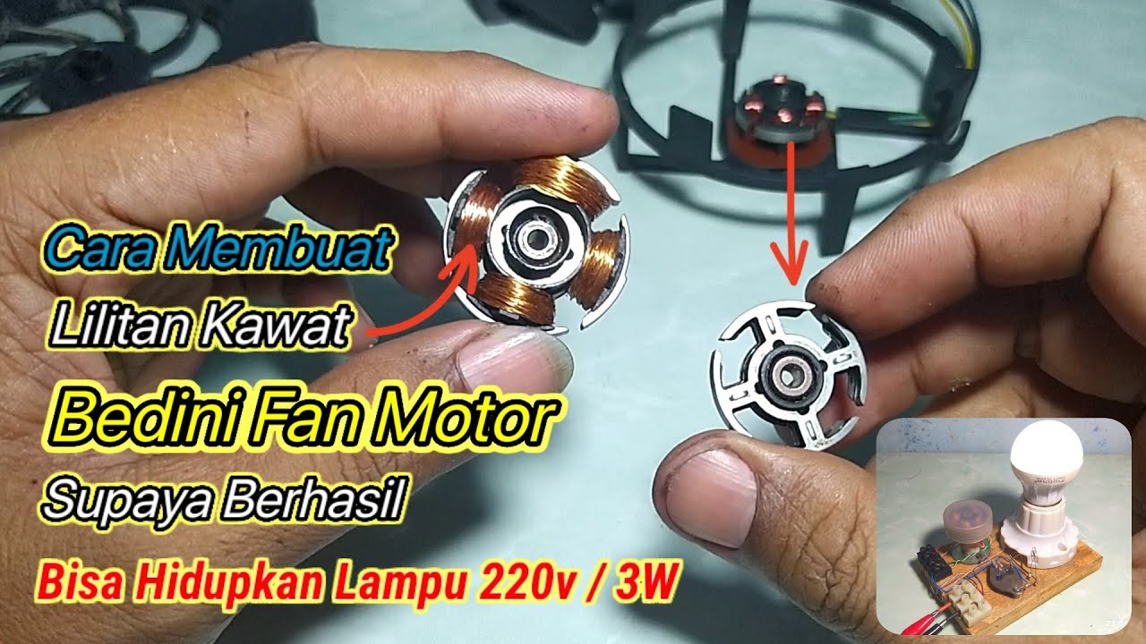 Membuat Lilitan Bedini Fan Motor Agar Berhasil - YouTube