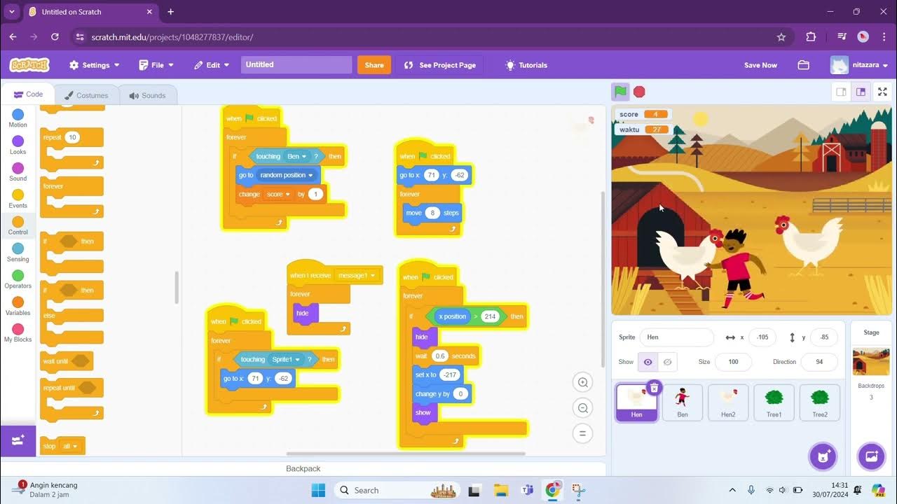 Mengenal scratch part 10 (ending) - YouTube