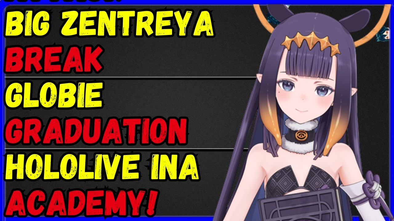 Zen sudden break. Globie graduation, Hololive Ina academy - YouTube