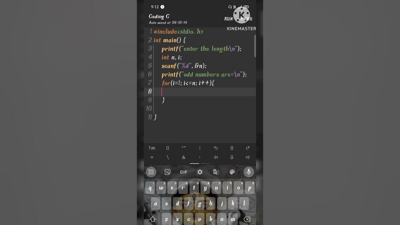 print odd numbers in c|#viral #shorts #coding - YouTube