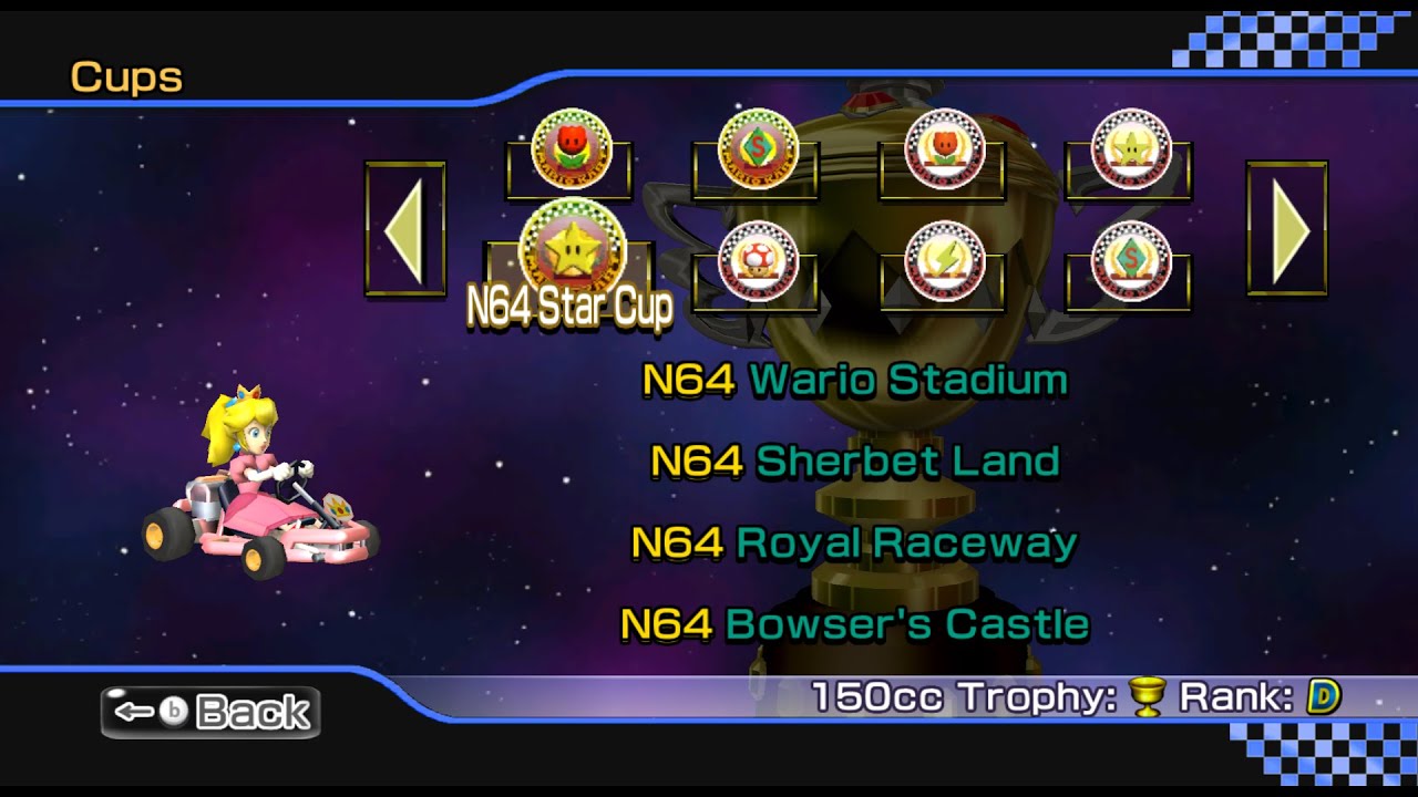 Mario Kart Wii Deluxe v9 (Riivolution) N64 Star Cup - YouTube