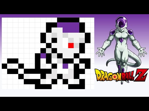 Freezer (Forma original) | Dragon Ball Z | Pixel Art | Fácil - YouTube