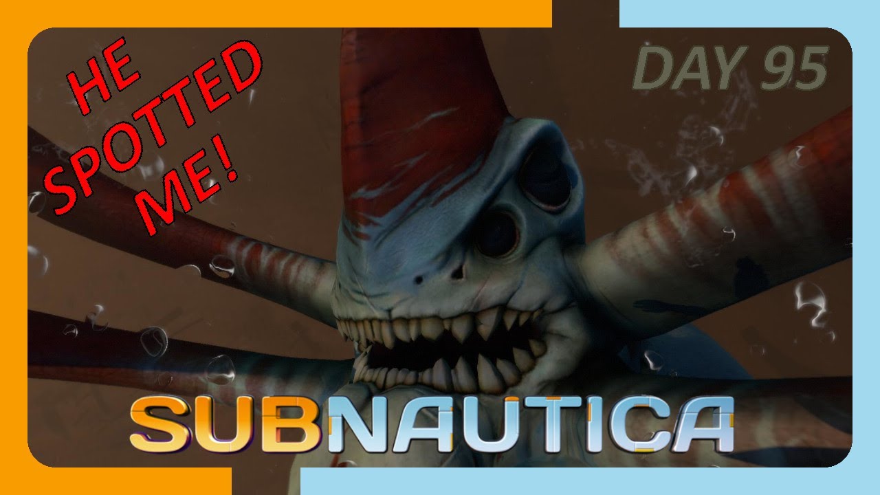 Subnautica Gameplay - Sneaking past a Reaper Leviathan - Underwater ...