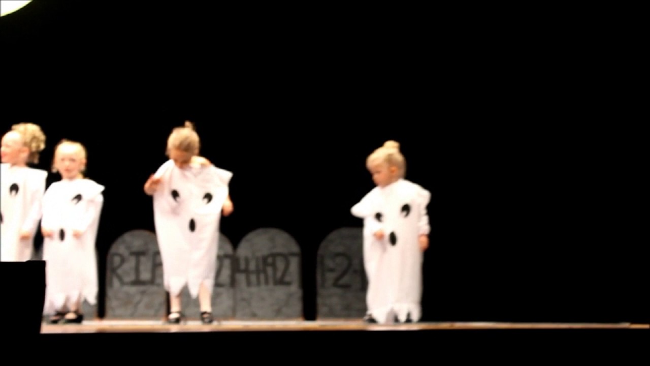Mila's 1st Dance Recital "Casper The Friendly Ghost" - YouTube