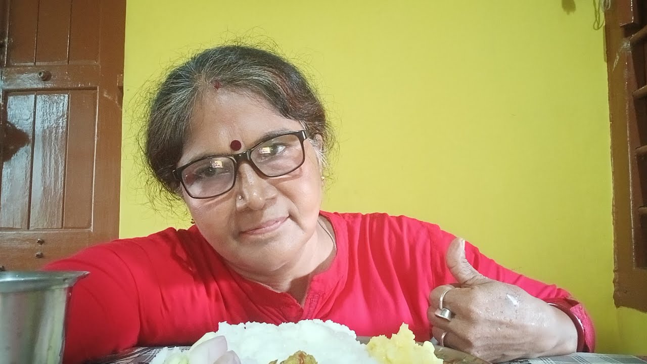 EATING RICE, SADA BHAT, ALOO VATE, ALOO BHAJA, MOCHAR TARKARI, SOSA ...