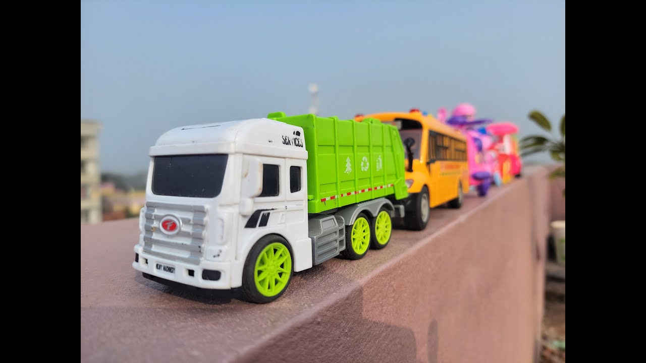 Driving School Bus, Electric Auto Rickshaw, Garbage Truck, Cement Mixer ...