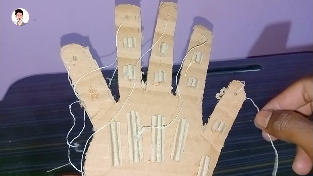 how to make robotic arm diy cardboard - YouTube