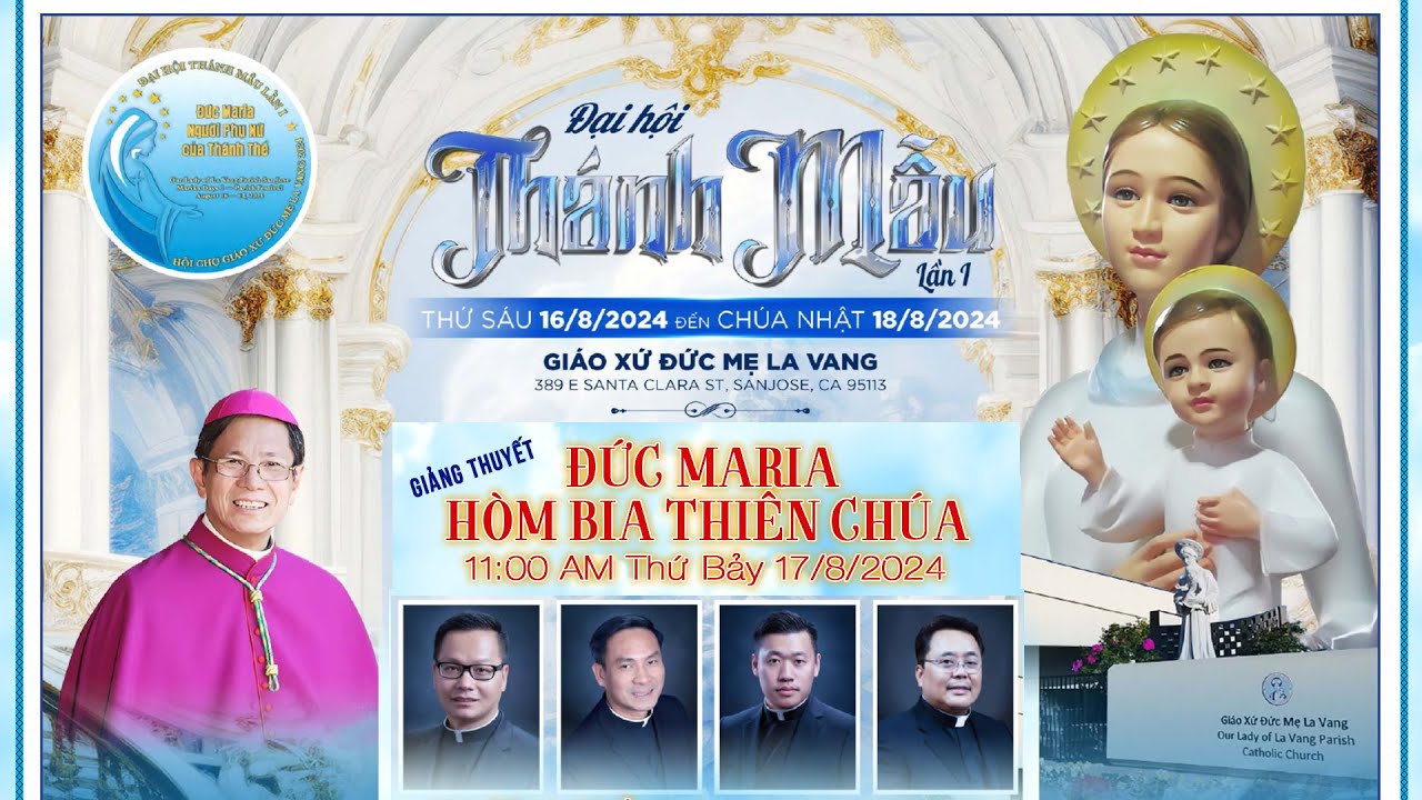 🔴 TRỰC TUYẾN 11:00AM Thuyết Giảng ĐGM Thomas Nguyễn Thái Thành: "Đức ...