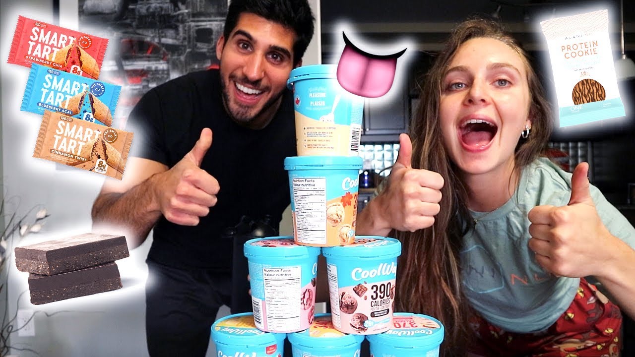 TASTE TEST VLOG | *healthy* protein snacks EP. 1 - YouTube