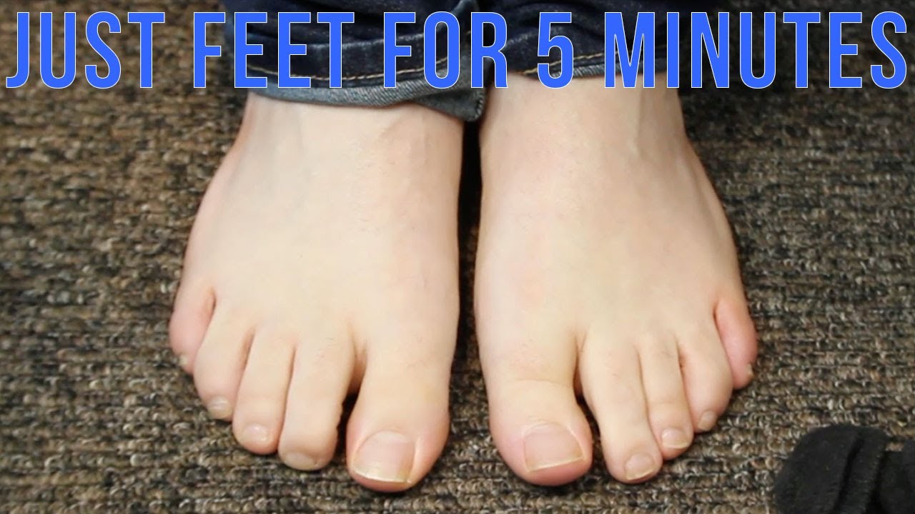 5 Minutes of My Feet, Toes & Soles #asmr #notalking #relaxation - YouTube