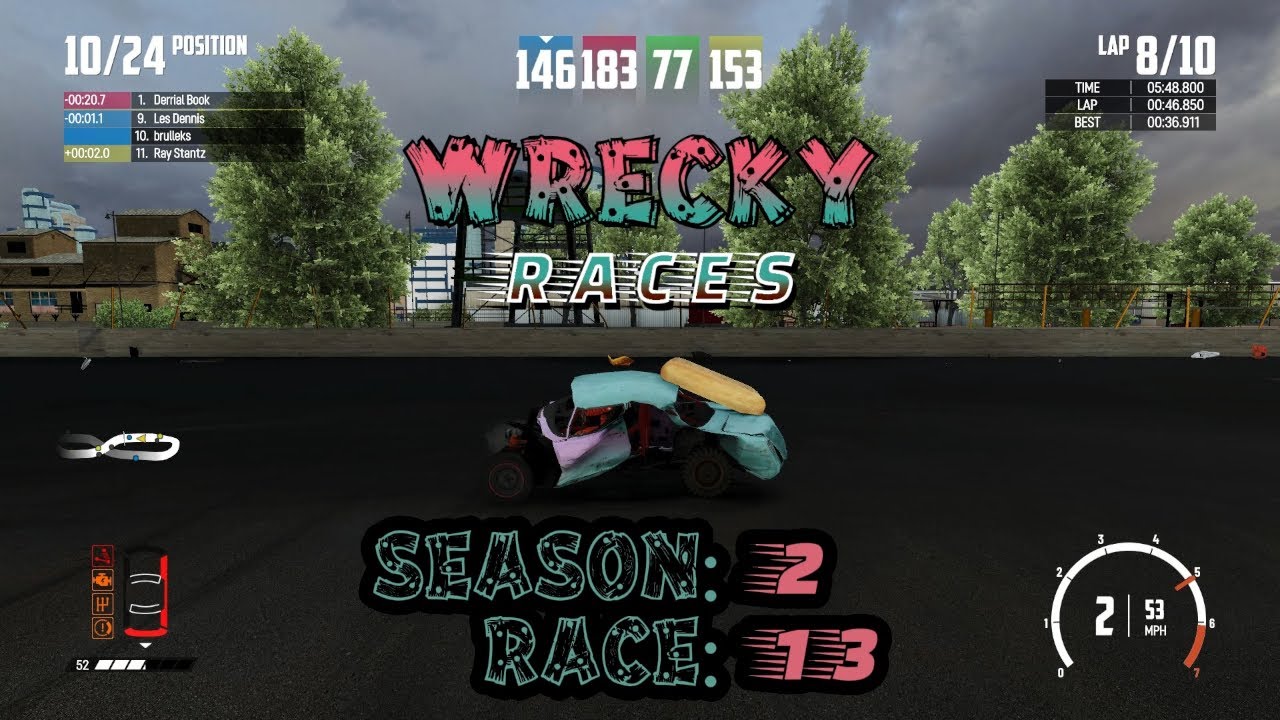 Wrecky Races Season 2 Race 13 - YouTube