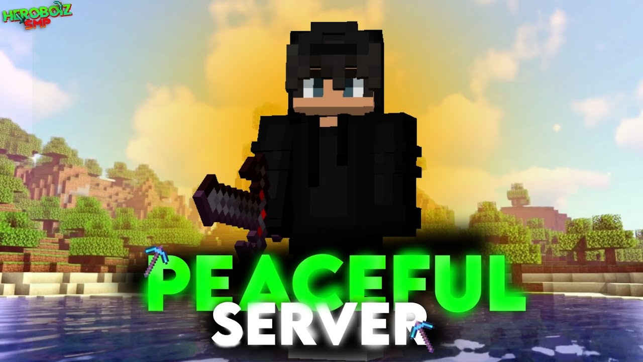 Can I Survive In This PEACEFUL Minecraft Server || Heroboiz SMP - YouTube