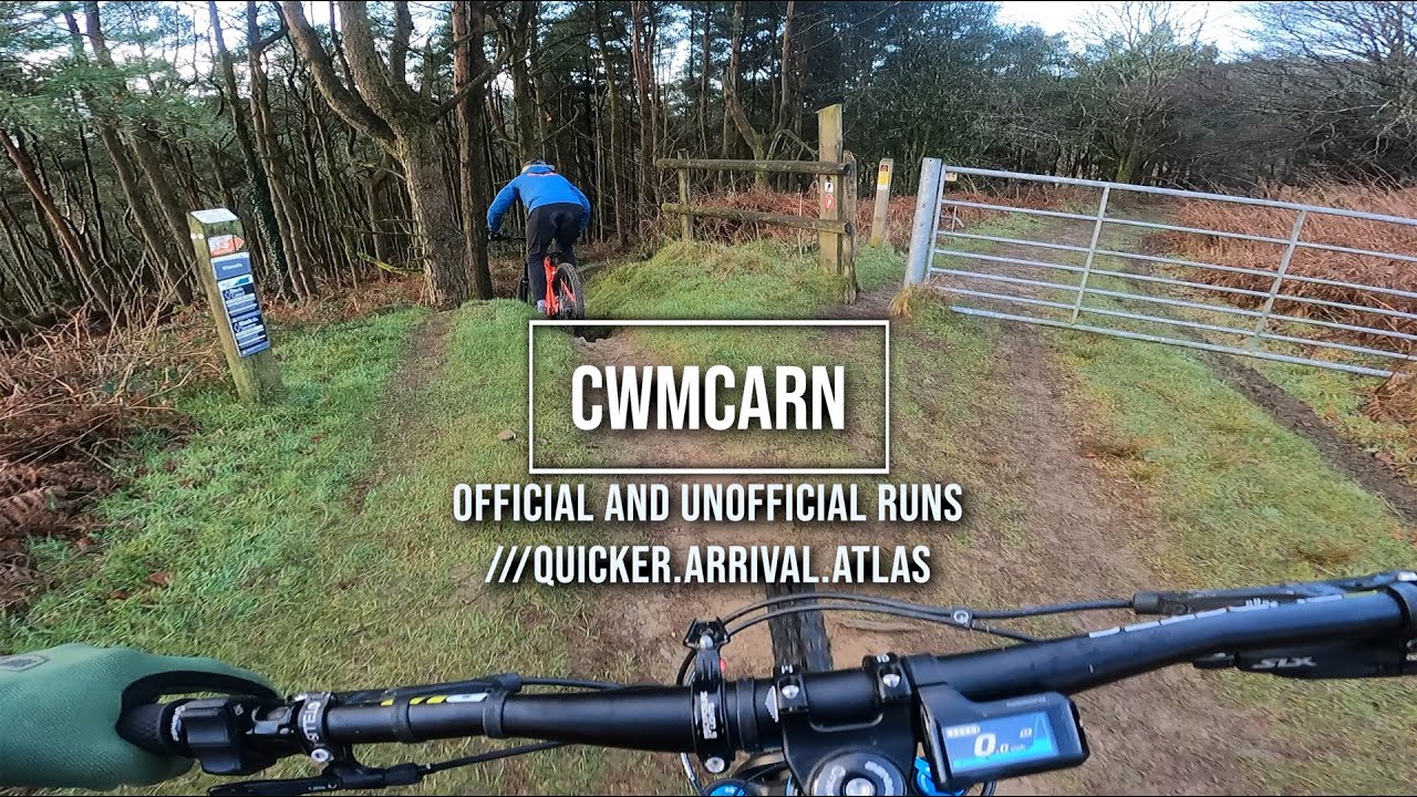 Tour of official and unofficial Cwmcarn trails - YouTube