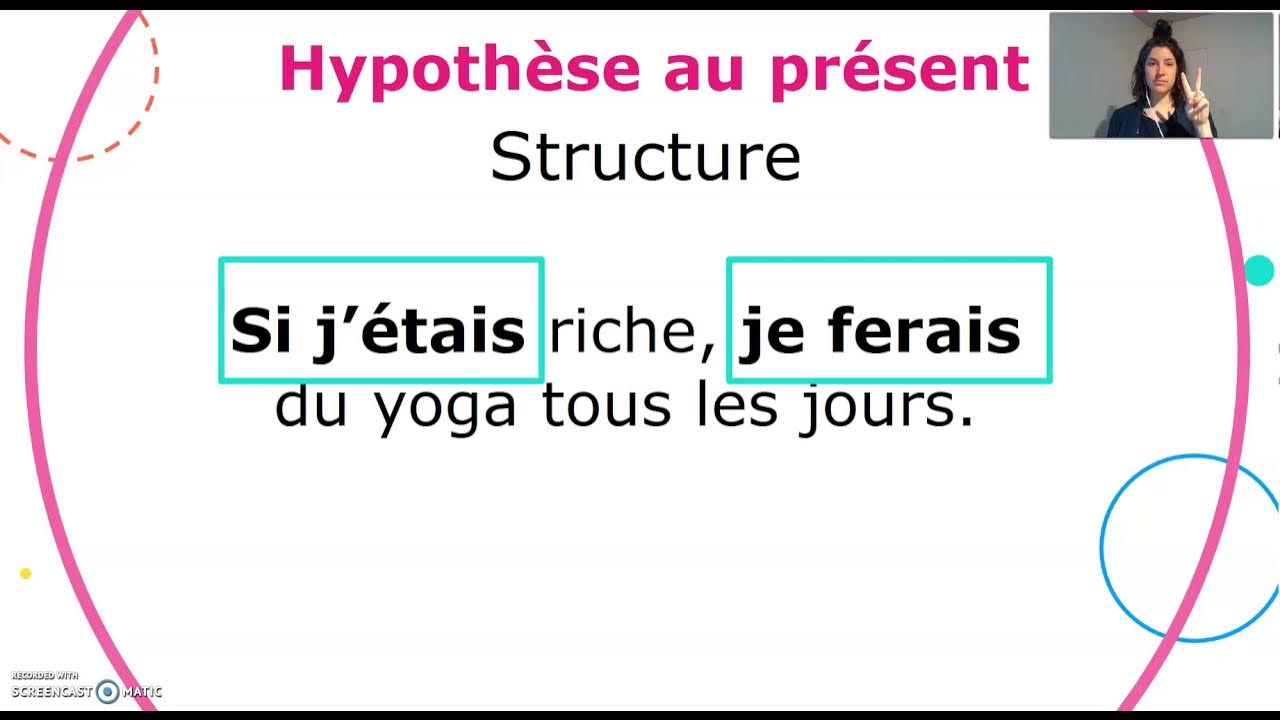 Hypothèse au présent (si + imparfait + conditionnel) - YouTube