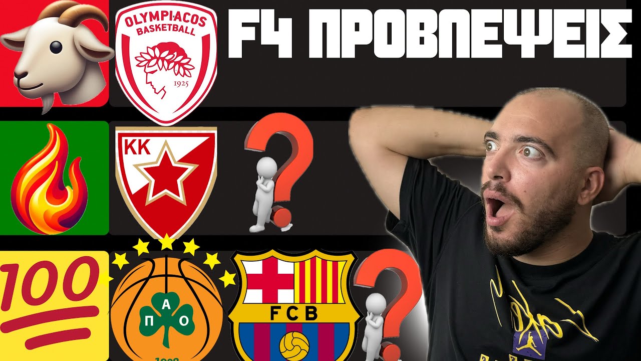 ΠΡΟΒΛΕΠΟΥΜΕ ΤΟ F4 ΚΑΙ ΤΟ ΝΙΚΗΤΗ ΤΗΣ EUROLEAGUE - YouTube